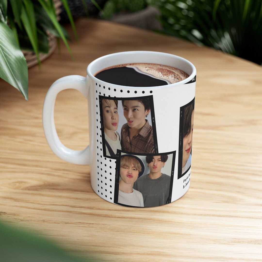 Jikook BTS Mug, Custom Kpop Mug, Park Jimin Jeon Jungkook, Bangtan Mug ...