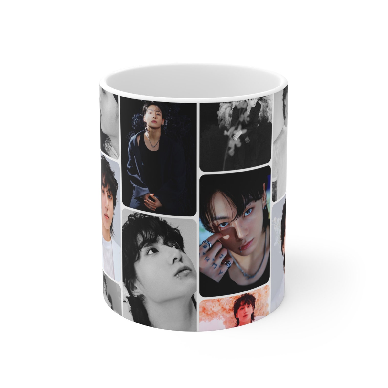 Custom K-pop Photo Mug Jeon Jungkook JK BTS, Jungkook Seven Mug, Army K ...