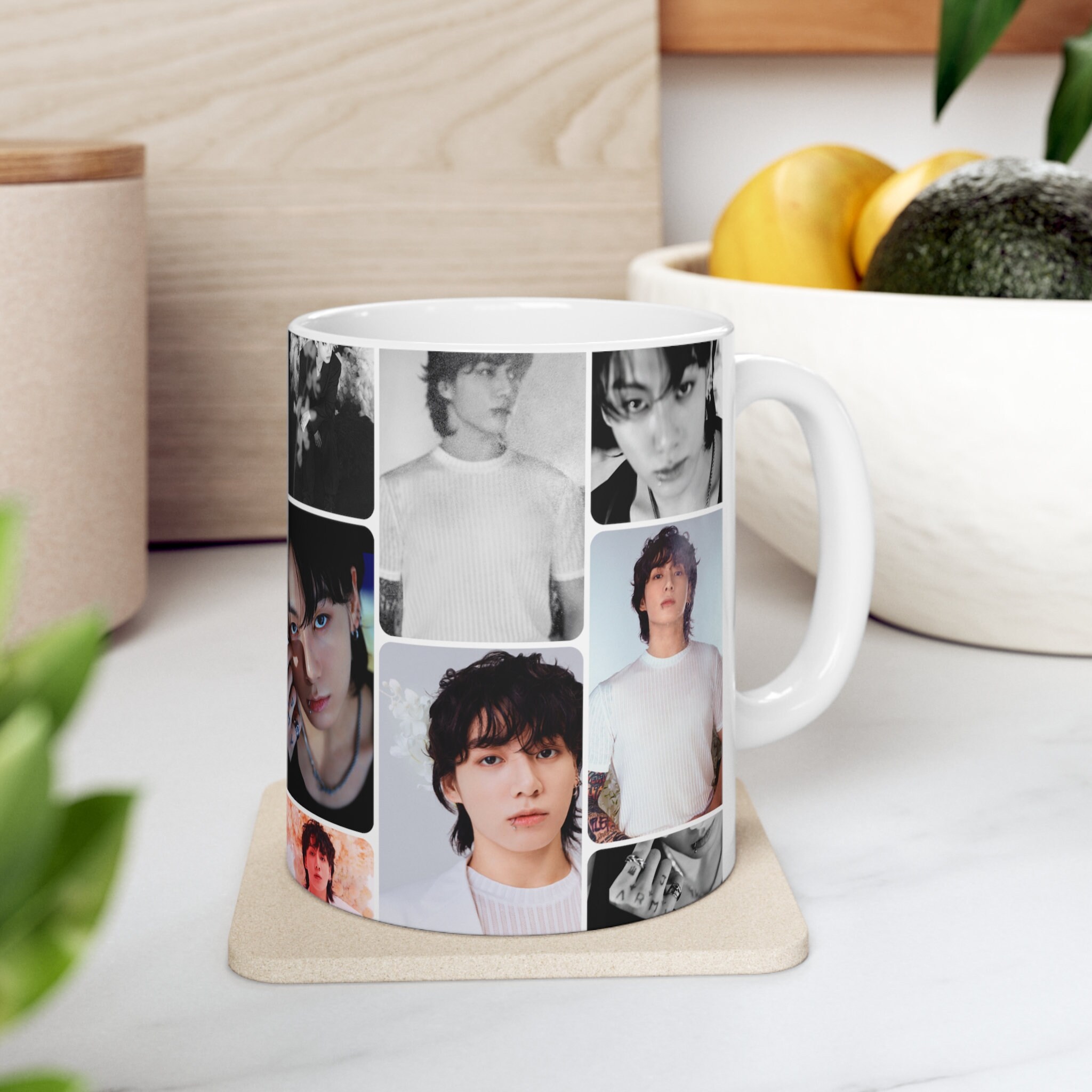 Custom K-pop Photo Mug Jeon Jungkook JK BTS, Jungkook Seven Mug, Army K ...