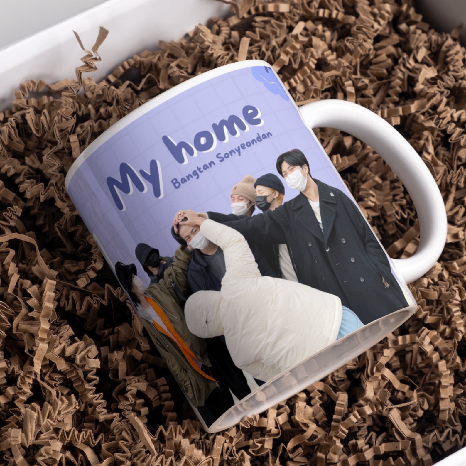 Bts Mug Kpop Custom K-pop BTS Ot7 Photo Mug Bangtan BTS Mug - Etsy
