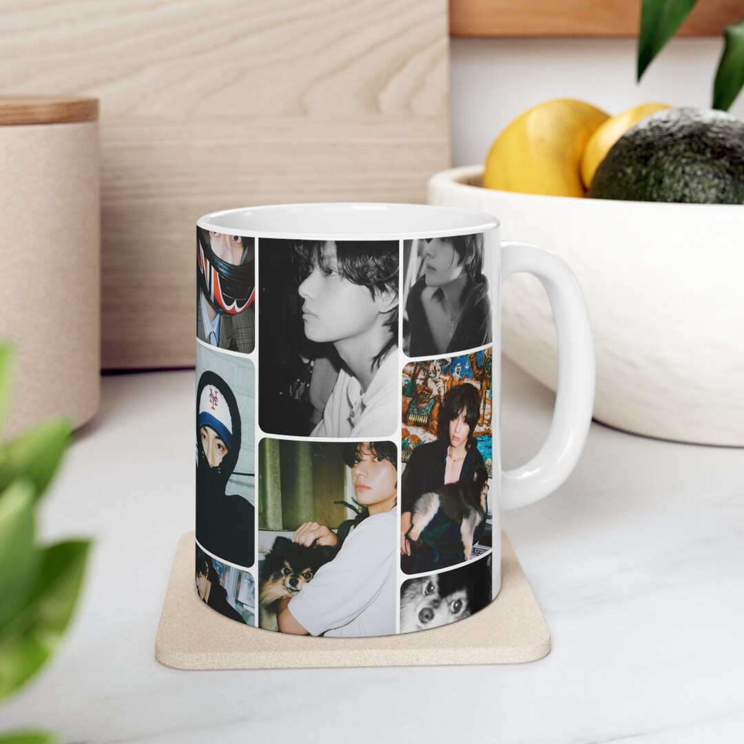 Custom K-pop Photo Mug Kim Taehyung V BTS, V Layover Mug, Army K-pop ...