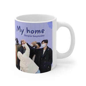 Bts Mug Kpop Custom K-pop BTS Ot7 Photo Mug Bangtan BTS Mug Gift for ...