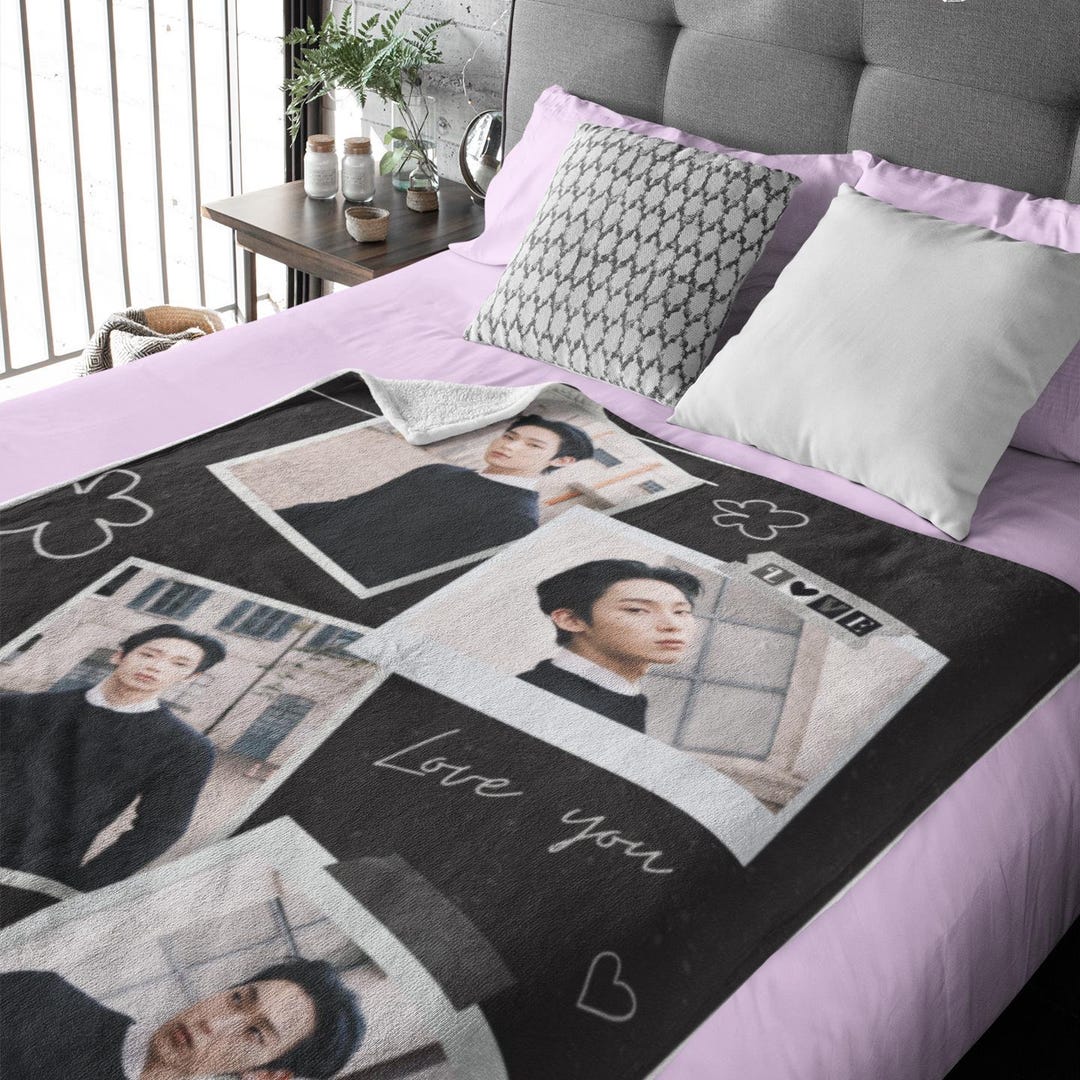 Sunoo Enhypen Blanket, Enhypen Personalized Merch, Custom Gift Engene ...