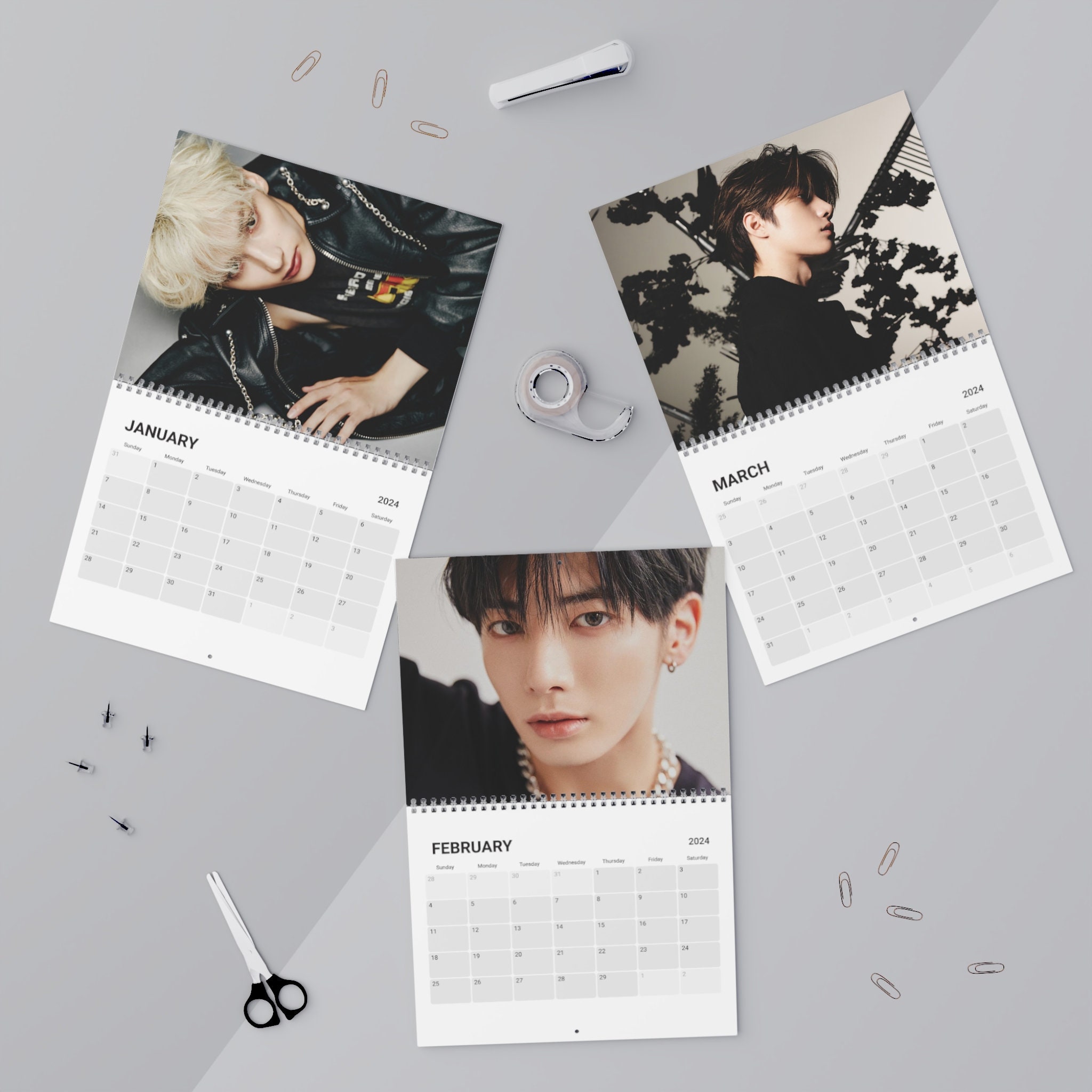 Wall Calendar 2024 Kpop TXT Calendar Gift for Moa sold by Gloom ...