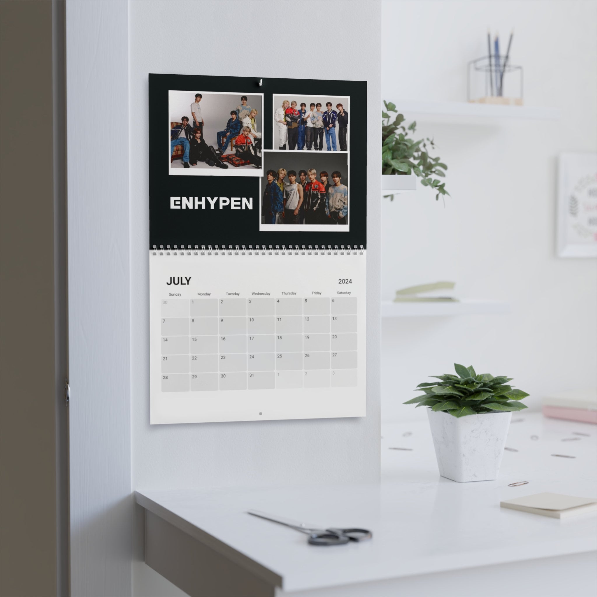 Enhypen 2024 Desk Calendar, Kpop Decor sold by Hull Obnoxious | SKU ...