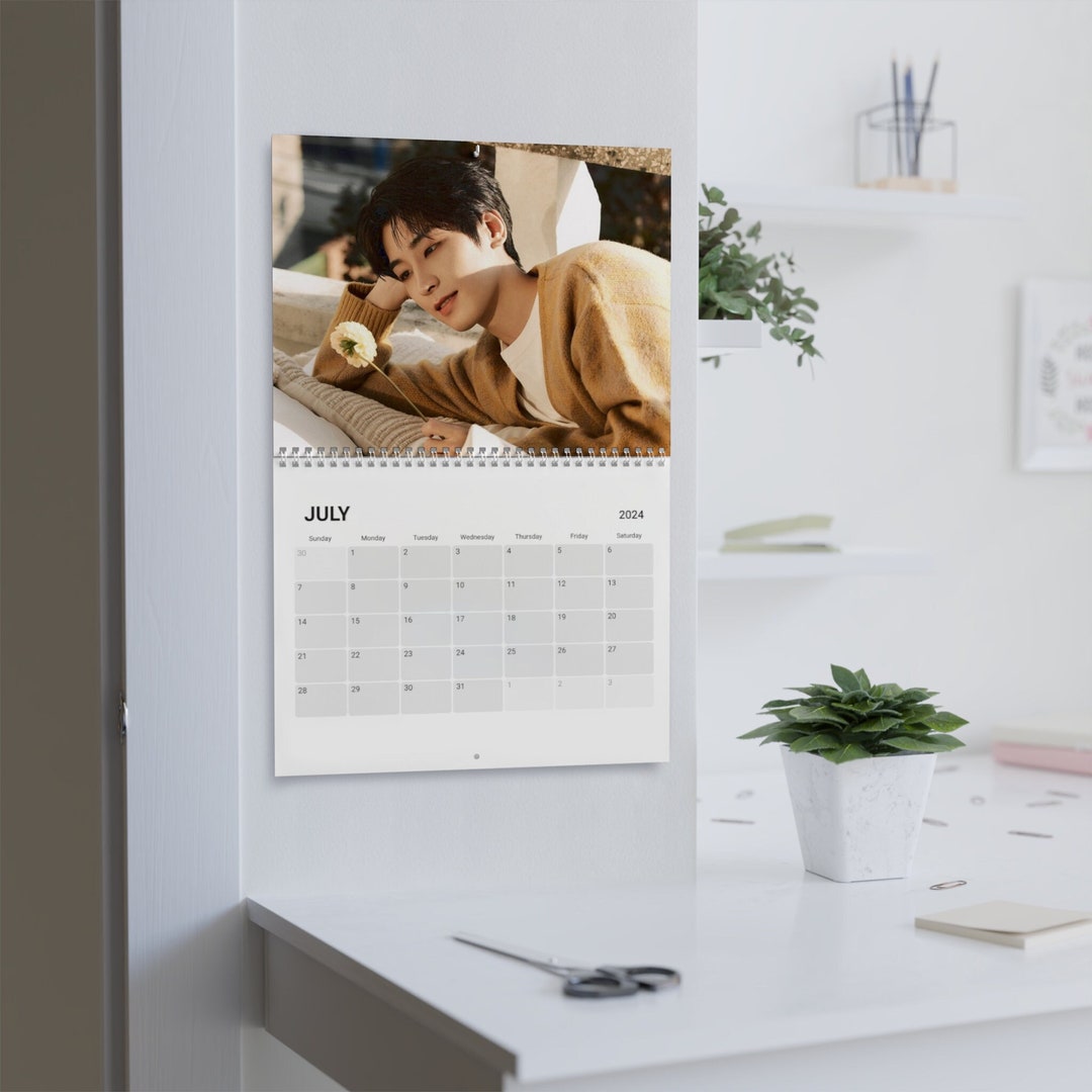 Wall Calendar 2024 Kpop Seventeen Custom Calendar Gift for Carat ...