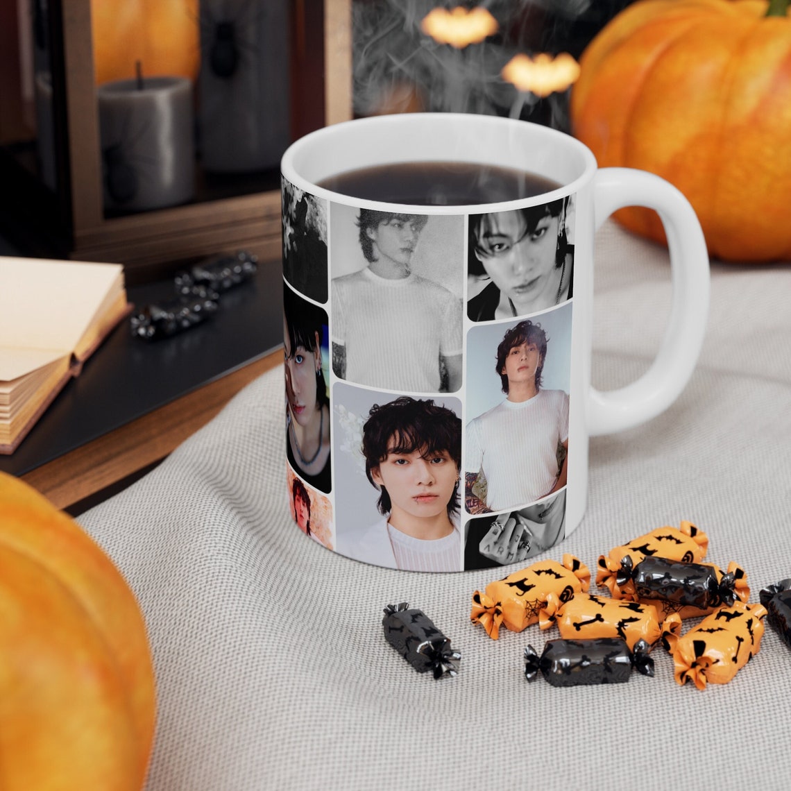 Custom K-pop Photo Mug Jeon Jungkook JK BTS, Jungkook Seven Mug, Army K ...