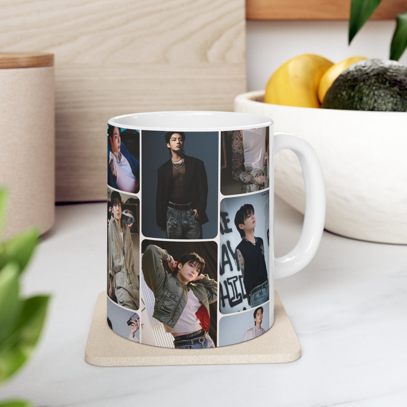 Custom K-pop Photo Mug Jeon Jungkook JK BTS, Jungkook Abs Mug, Army and ...