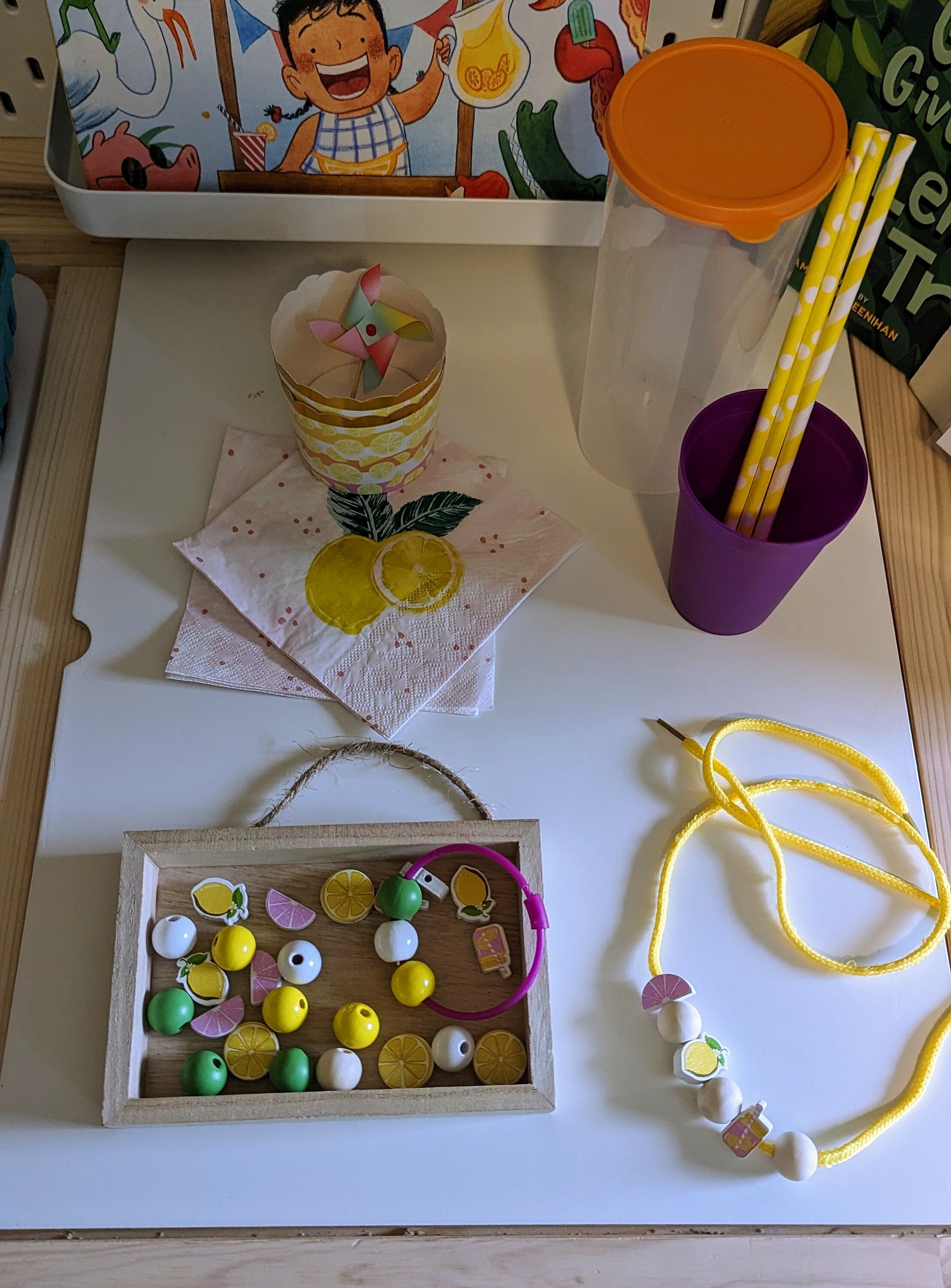 Lemonade Stand Sensory Bin Filler Kit - Etsy