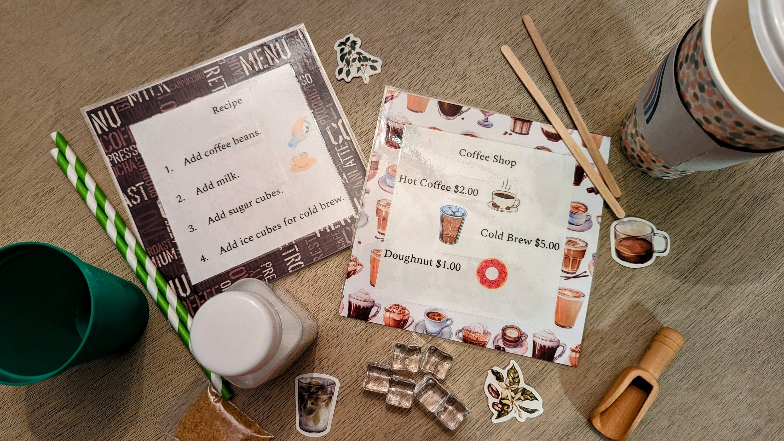 Coffee Shop Sensory Bin Filler Kit - Etsy