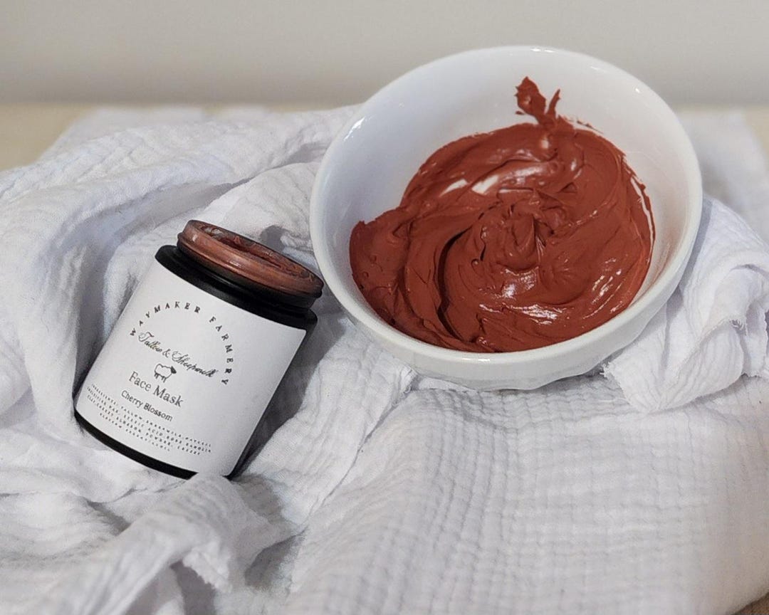 NEW Cherry Blossom Face Mask Tallow and Sheepmilk - Etsy