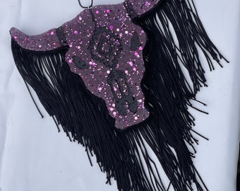 Glitter Bull Skull Car Freshie Bull Skull Car Freshy Bull - Etsy