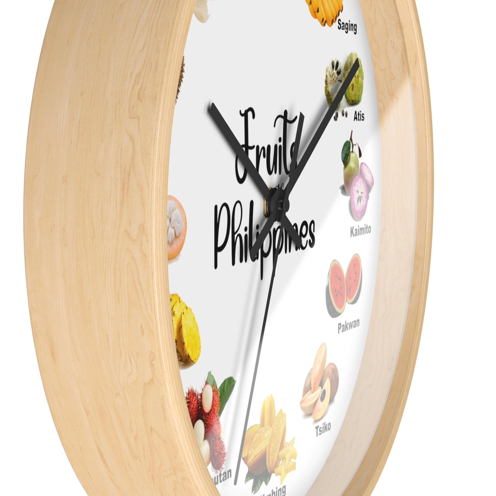 Fruits of the Philippines Fruit Wall Clock Philippine Gift Filipino ...