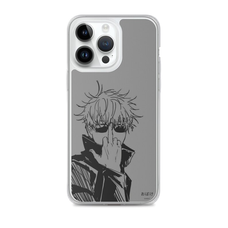 Anime JJK Gojo Middle Finger Silicone Case for Iphone® - Etsy