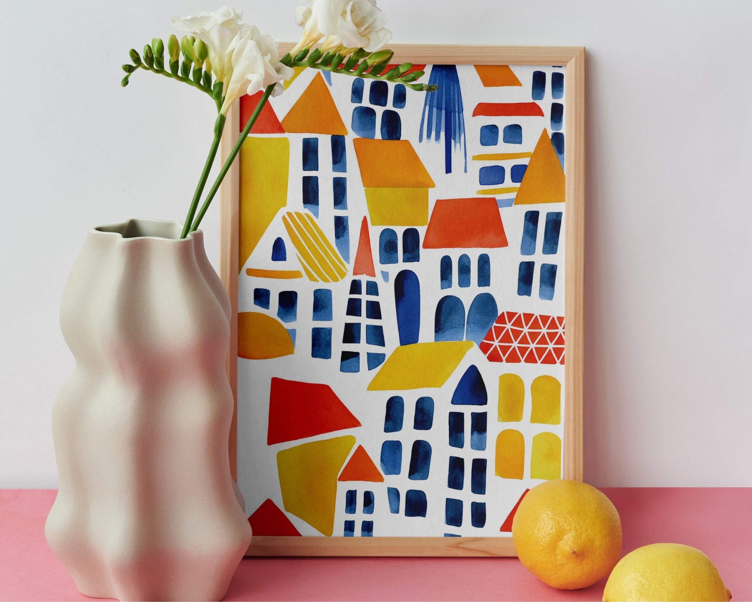 Watercolour Illustration Art,one Piece Art Print,room Prints , Henri ...