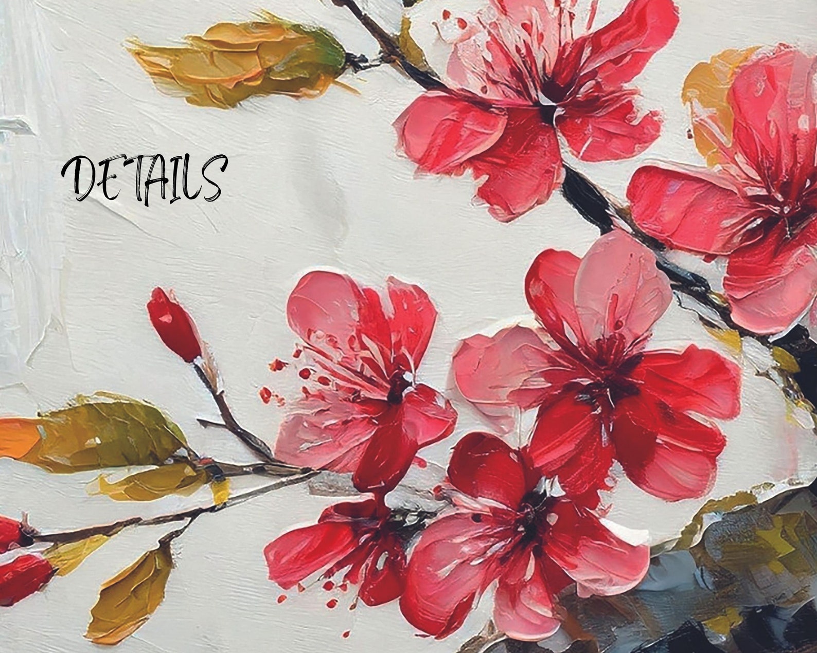 Sakura Blossom Printable Art - Modern Botanical Wall Decor - Cherry ...