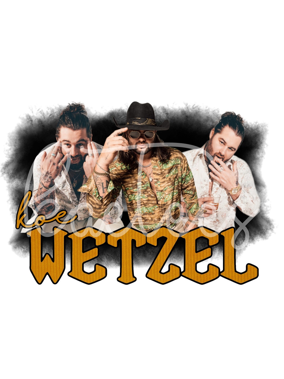Koe Wetzel PNG / Digital Download for Sublimation / Koe PNG / Western ...