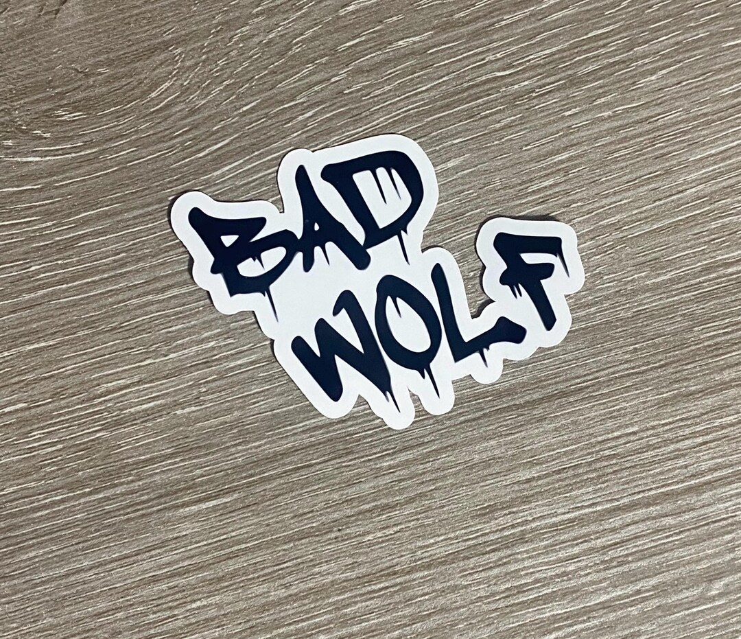 Bad Wolf Sticker Doctor Who Sticker Glossy or Holographic Kindle ...