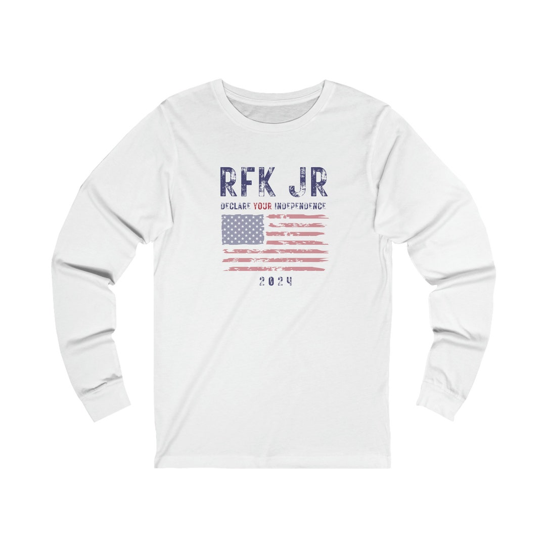 RFK Jr 2024 Unisex Jersey Long Sleeve Tee Robert F Kennedy - Etsy