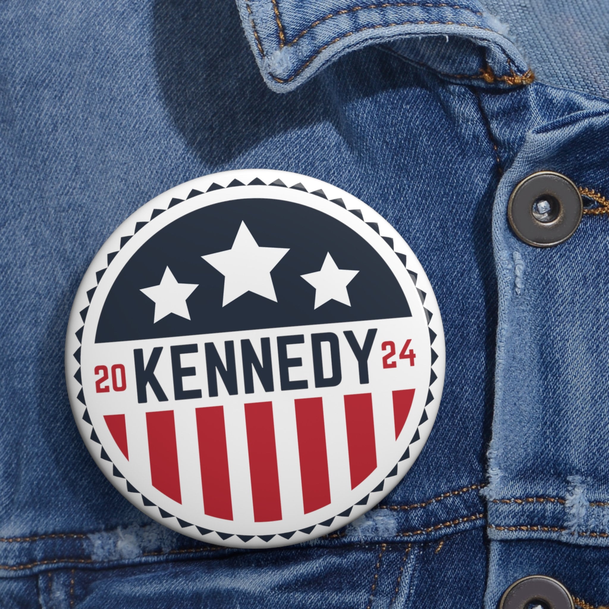 RFK Jr 2024 Election Button, RFK Jr 2024 Pin, RFK Jr Merchandise ...