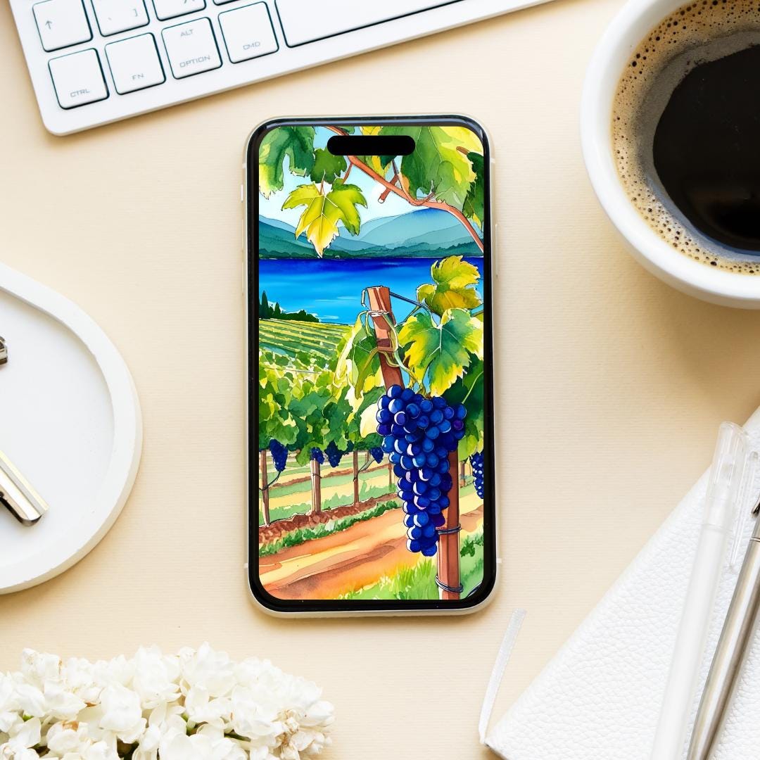 Vineyard Screensaver Digital Download Bundle for iPhone 1080x1920 ...