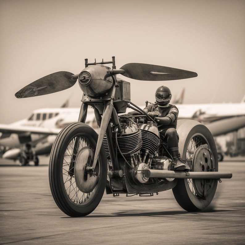Harley Davidson Art, Custom Motorcycle, Bobber, Chopper, Vintage ...