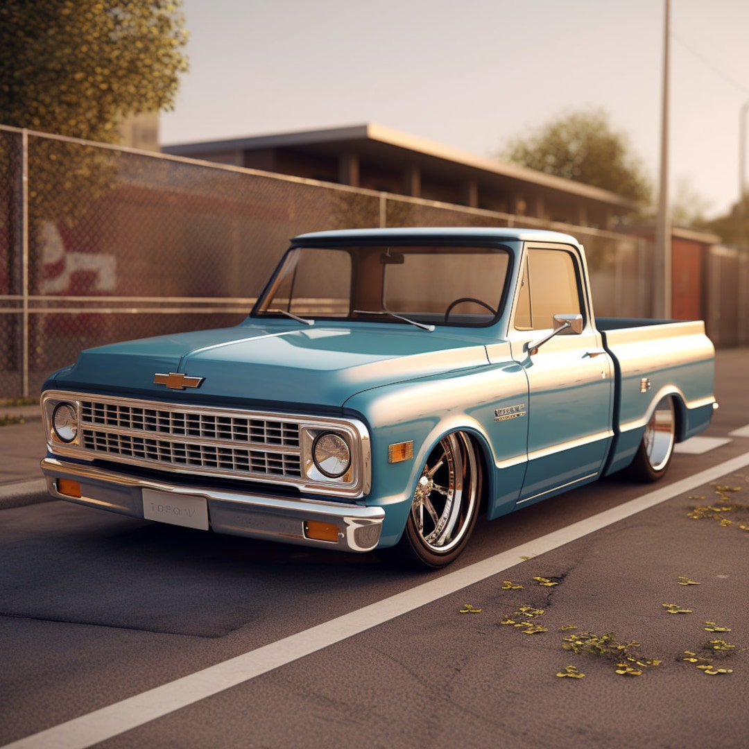 1970's Chevrolet C-10 Truck, Lowered Truck, Lowered Chev, Custom Truck ...