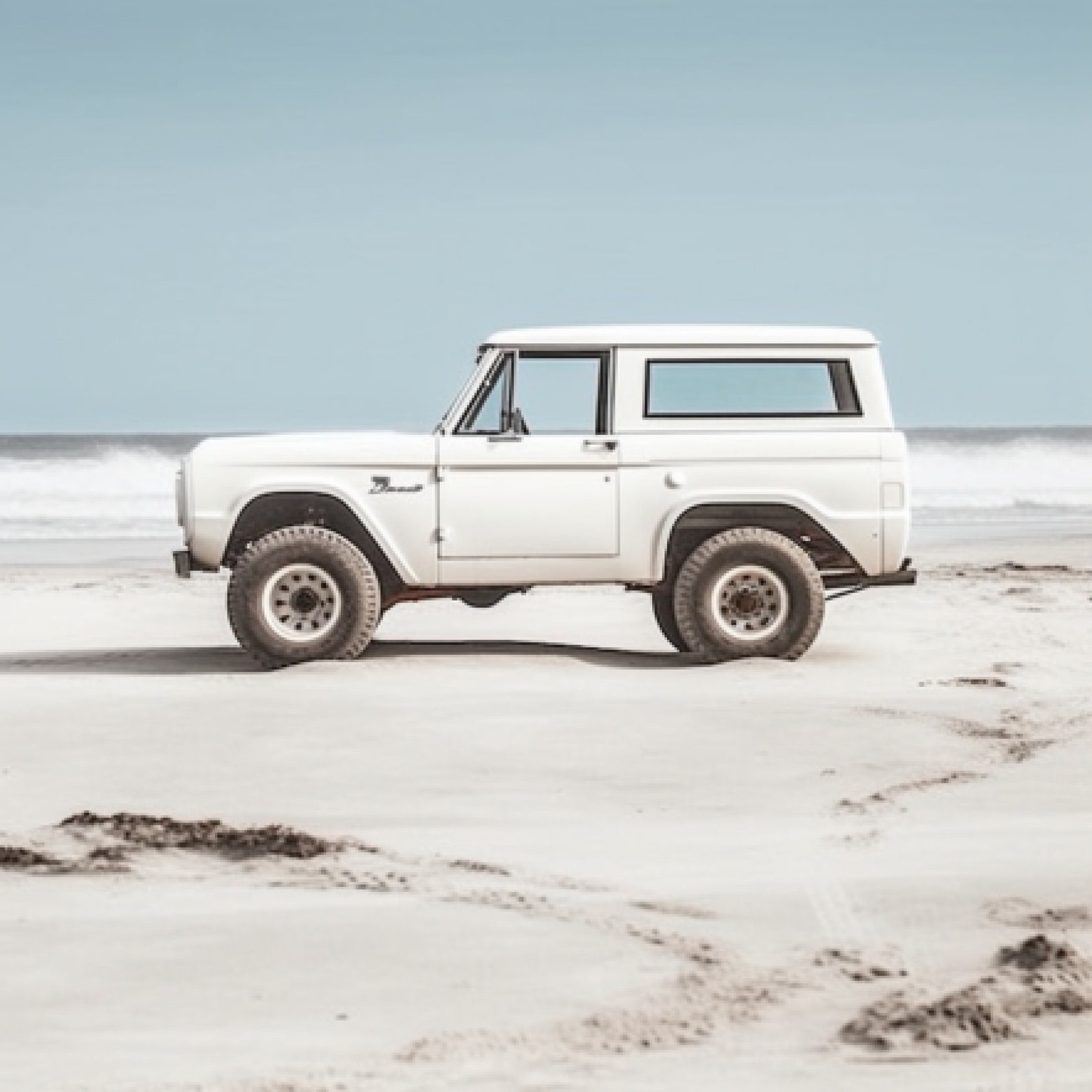 1970 Ford Bronco Art, Digital Download, Sunset, California, Vintage ...
