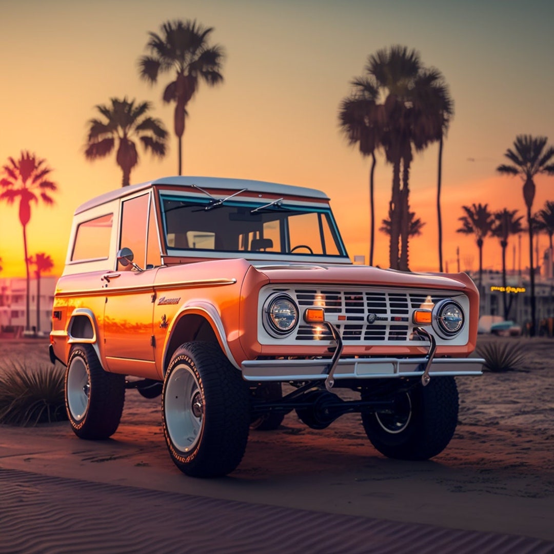 1970 Ford Bronco Art Digital Download - Etsy