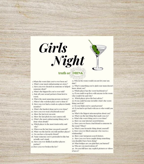 Truth Questions For Girls