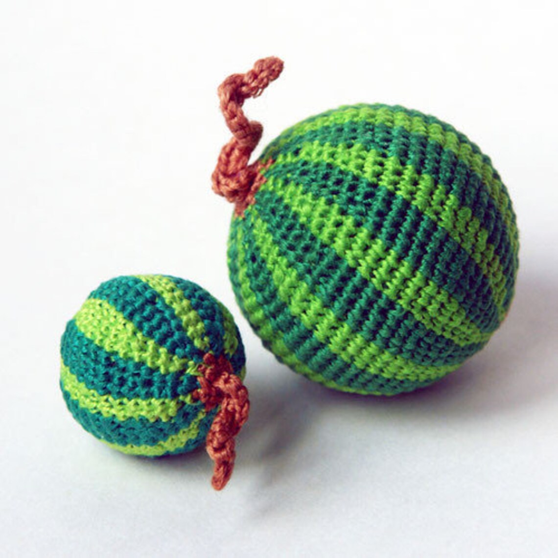 Cute Watermelon Handmade Crochet Pattern Instant Digital - Etsy