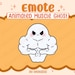 Animated Muscle Ghost Emote - Ghost Emote - Halloween Emote - Spooky ...