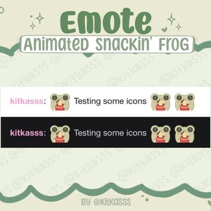Animated Frog Emote - Ramen Noodle Slurping Frog Emote - Frog Twitch ...