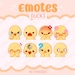 8 Duck Twitch Emotes, Kawaii Cute Duck Emotes, Duck Emotes, Duck ...