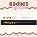 Pan Dulce Twitch Sub/bit Badges! - Mexican Bread Twitch Badges ...