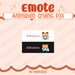 Animated Fox Emote - Fox Emote - Animated Crying Fox Emote - Crying ...
