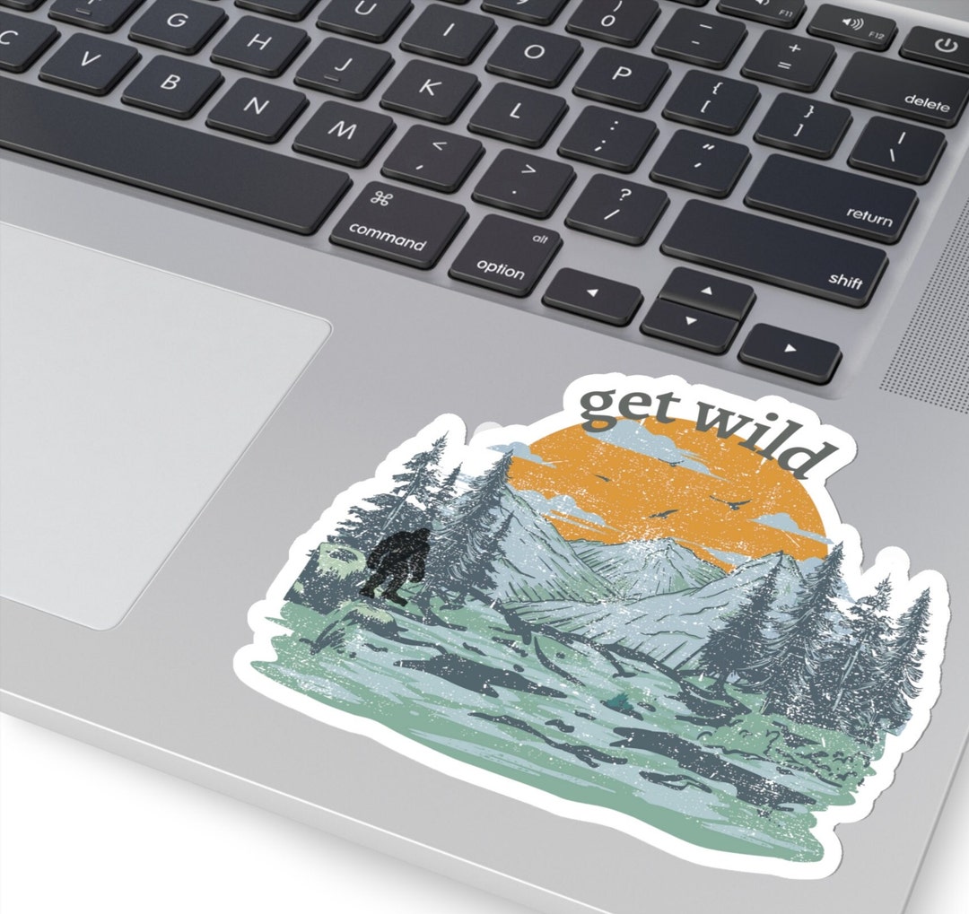 Bigfoot Sticker Funny Bigfoot Stickers Wild Decals Wild Sticker ...