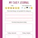 Kids Daily Journal Pages - Set of 3 Colorful & Engaging Templates for ...