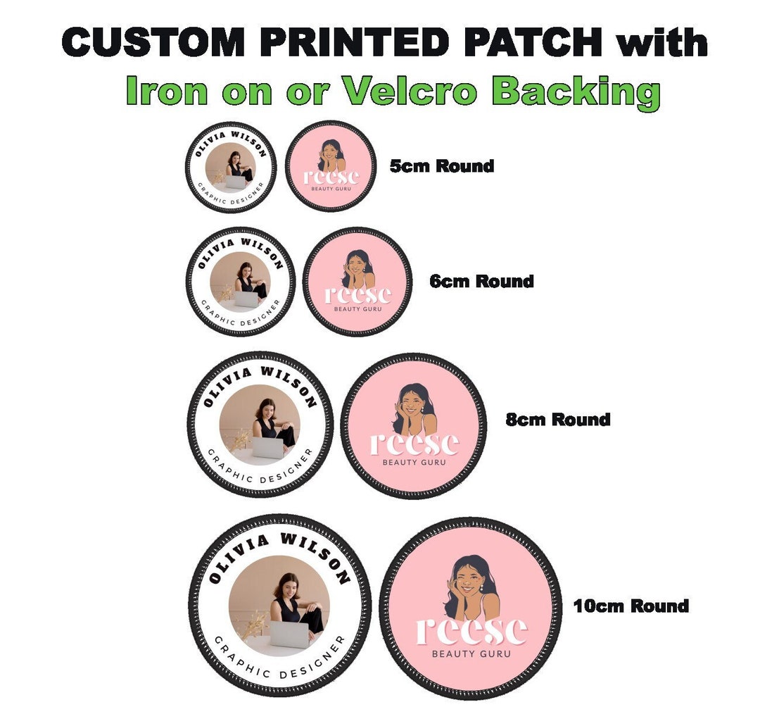 Turn Your Logo in to Iron On,sew on or Velcro Patch | Business Logo ...