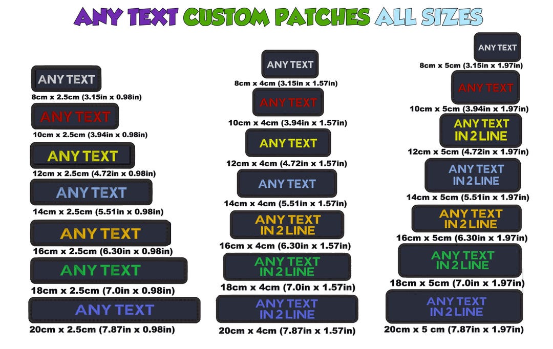Navy Personalised CUSTOM Name Text Numbers Embroidery Sew on _iron on ...
