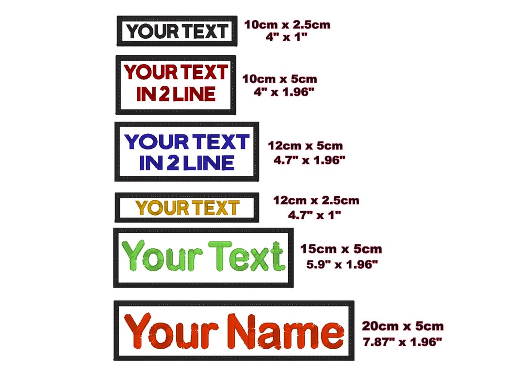 Velcro Personal Custom Name Patch - Service Dog Tape Backing Hook and ...