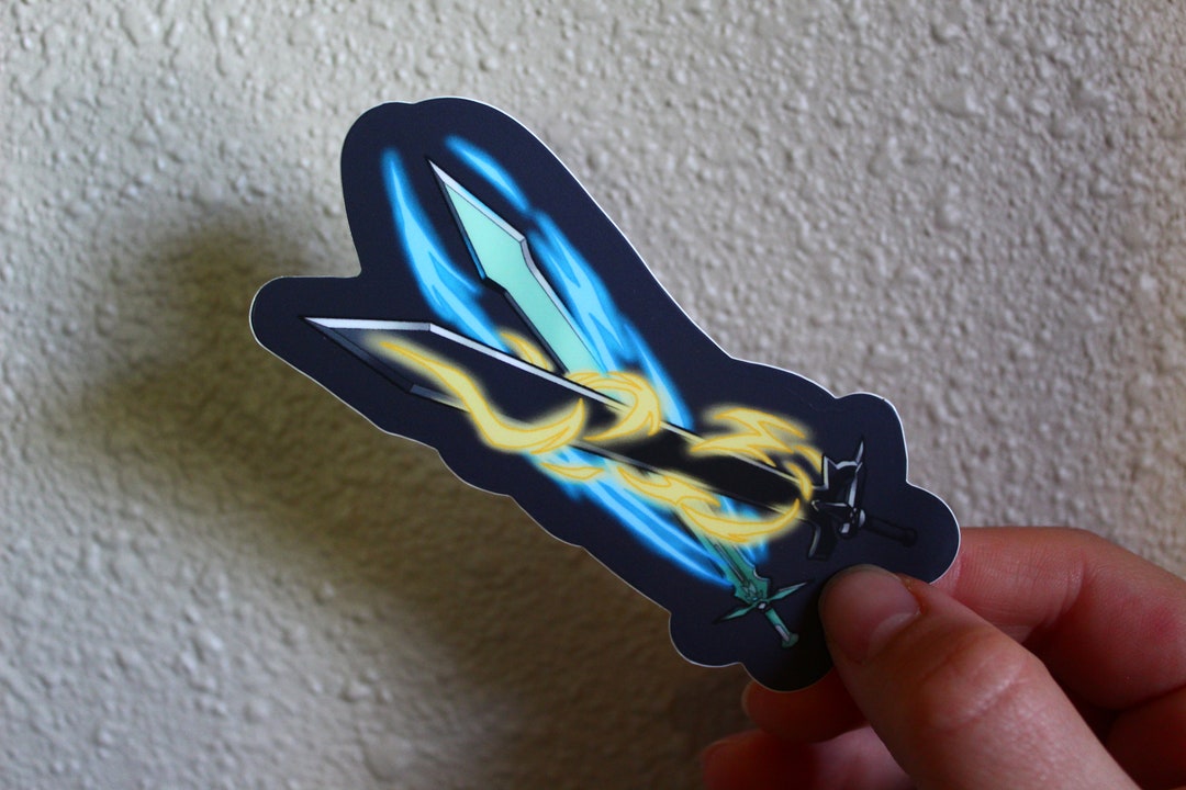 Sword Art Anime Sticker, Anime Gift Idea, Waterbottle Sticker, Laptop ...