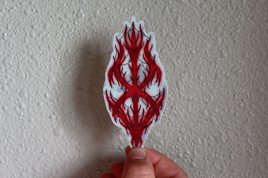 Metal Brand of Sacrifice Sticker, Anime Gift Idea, Waterbottle Sticker ...