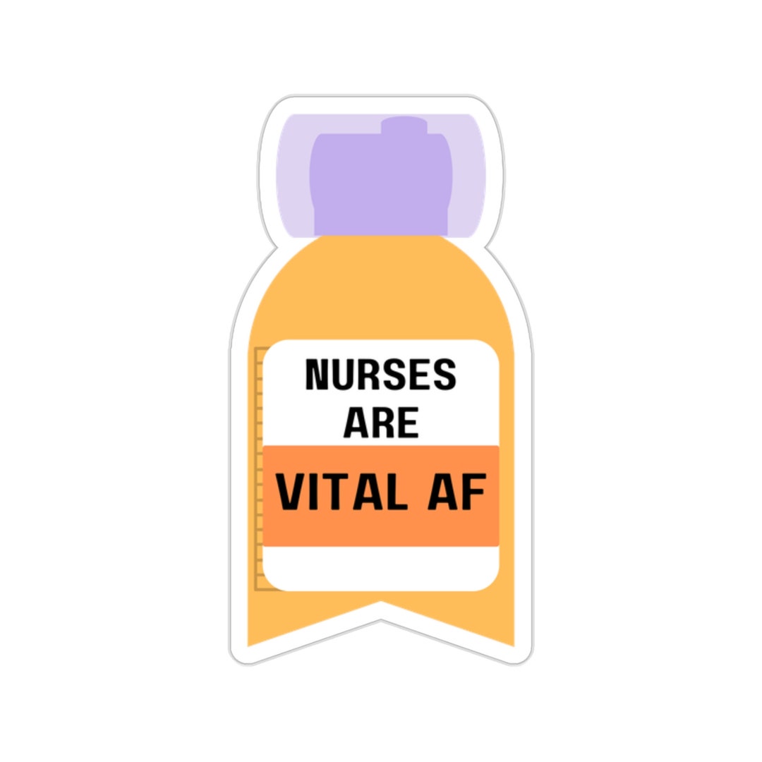 Nurse Sticker, Funny Nurse Sticker, ICU Nurse, Med Surg, Medical ...