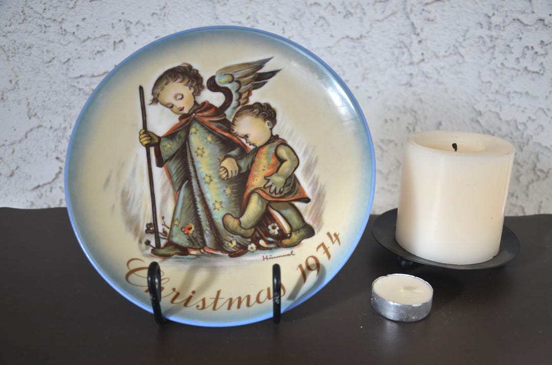 Sister Berta Hummel "the Guardian Angel" Christmas Collection Plate ...