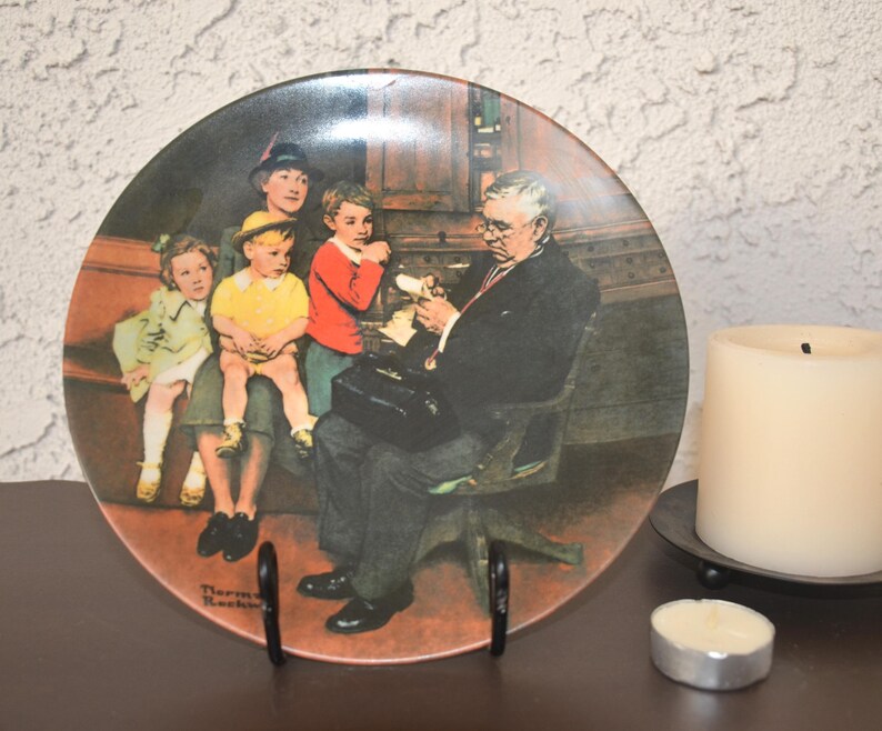 Norman Rockwell the Family Doctor Collection Plate 1992 - Etsy