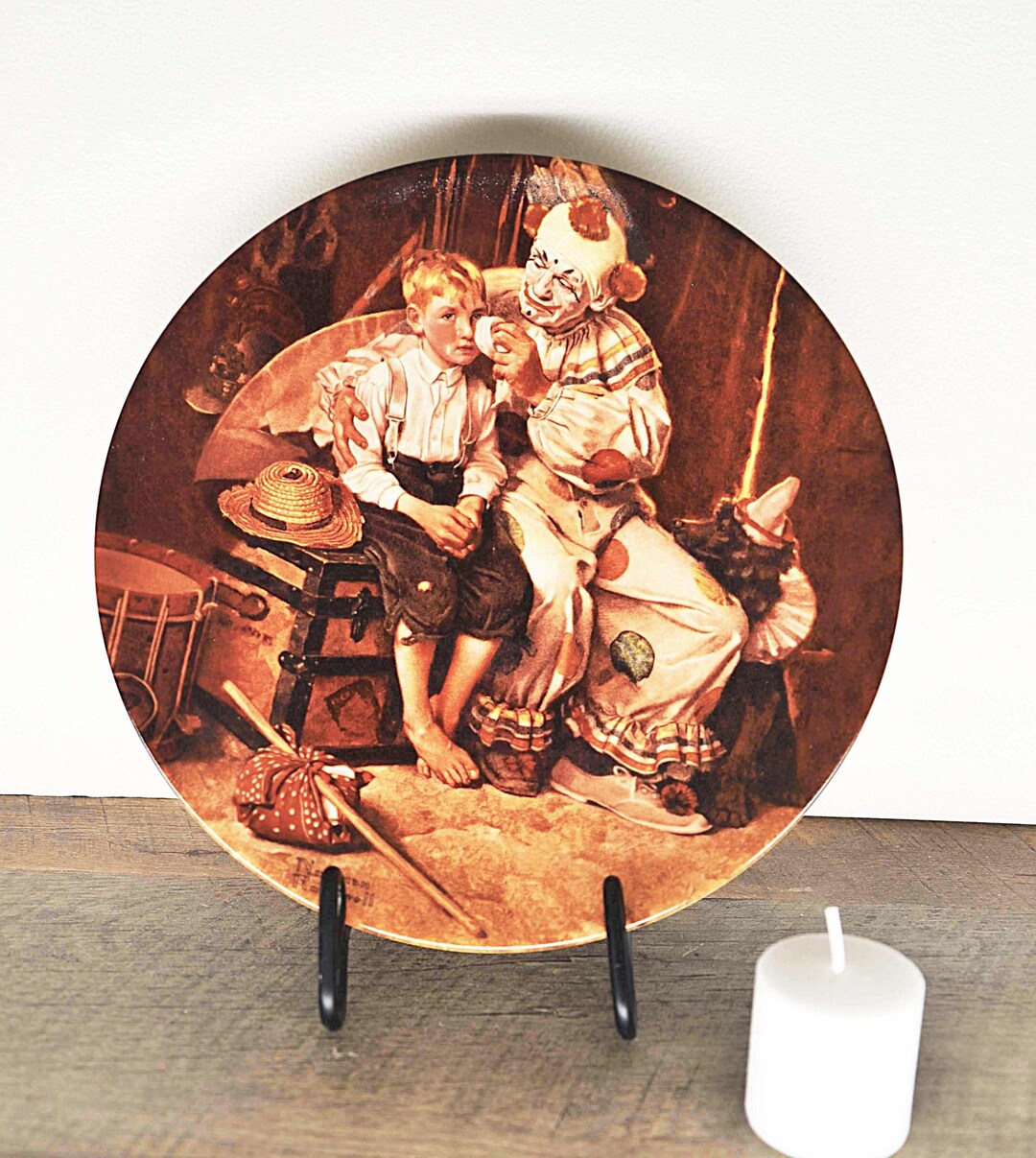 Norman Rockwell "sharing A Smile" Collection Plate - Etsy