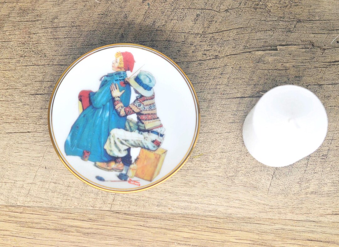 Best of Norman Rockwell Mini Plate - Etsy