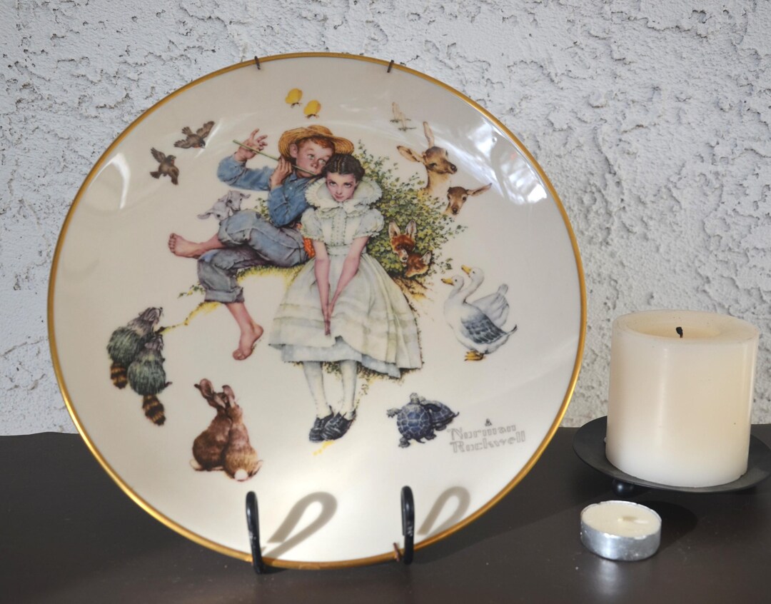 Norman Rockwell "sweet Song so Young" Collection Plate 1973 - Etsy