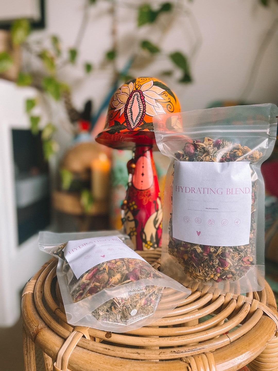 Hydrate Yoni & Womb Steam Blend Organic Herbal and Floral Nurture ...